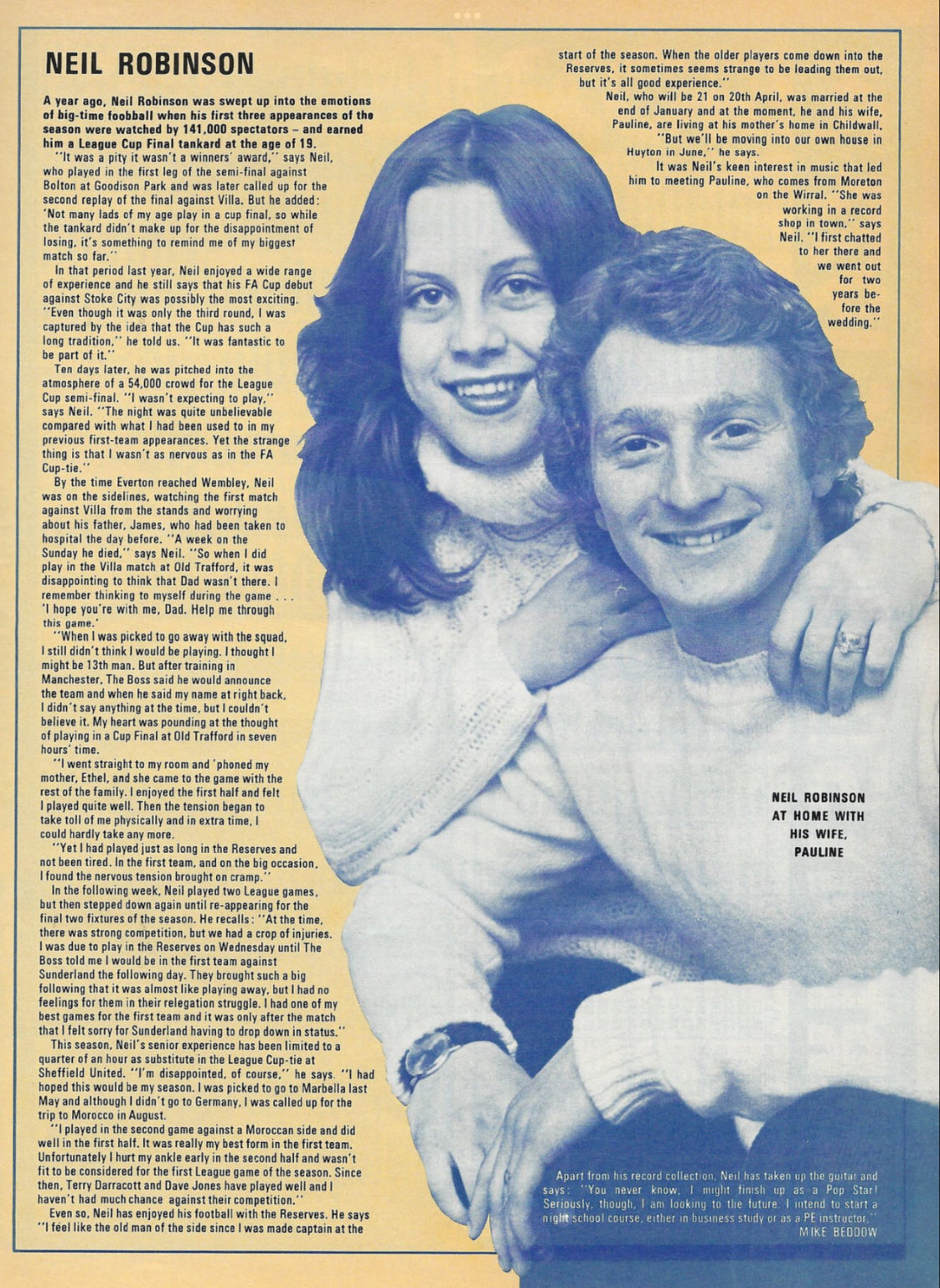 Neil Robinson (1957-2022) – Everton FC Heritage Society