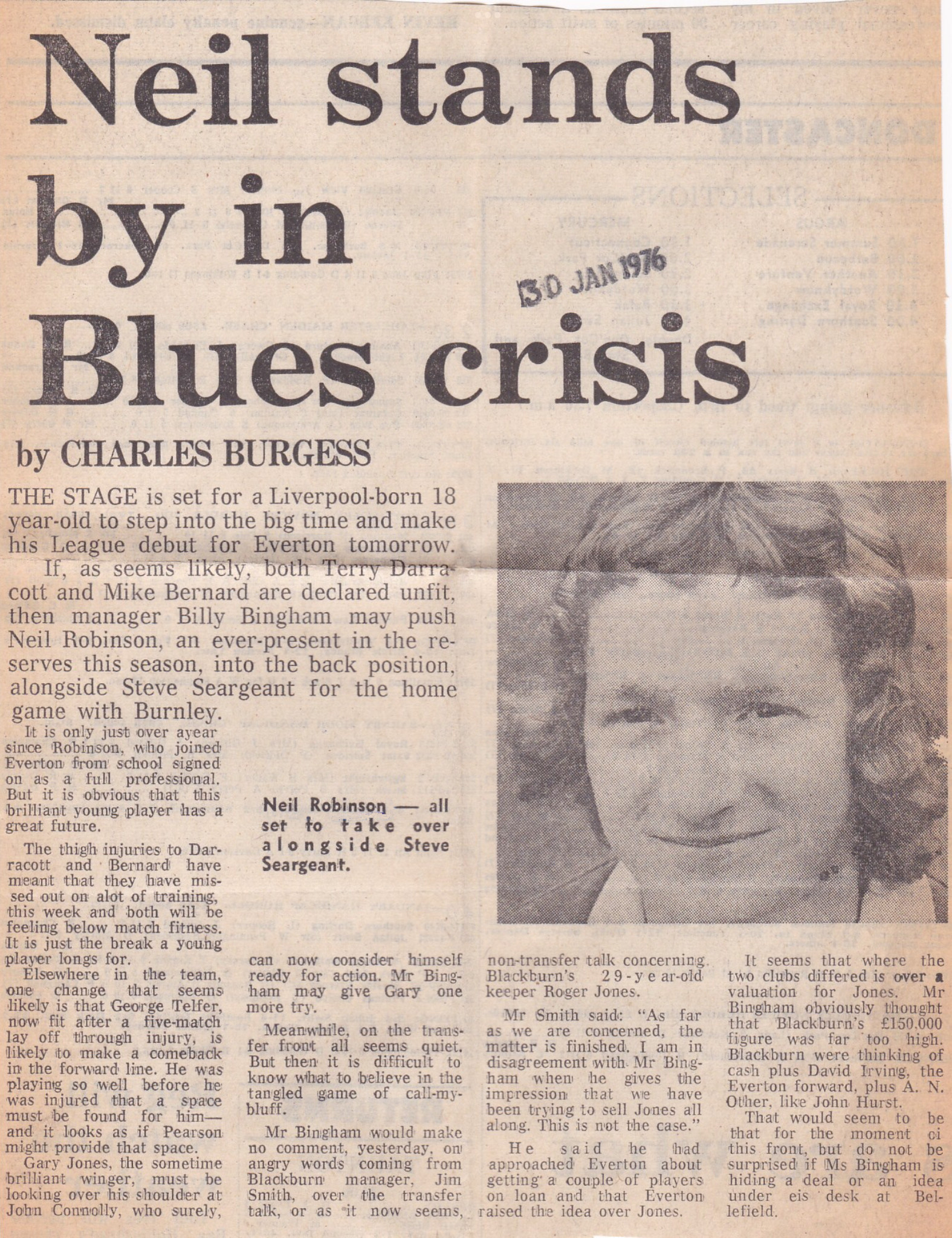 Neil Robinson (1957-2022) – Everton FC Heritage Society