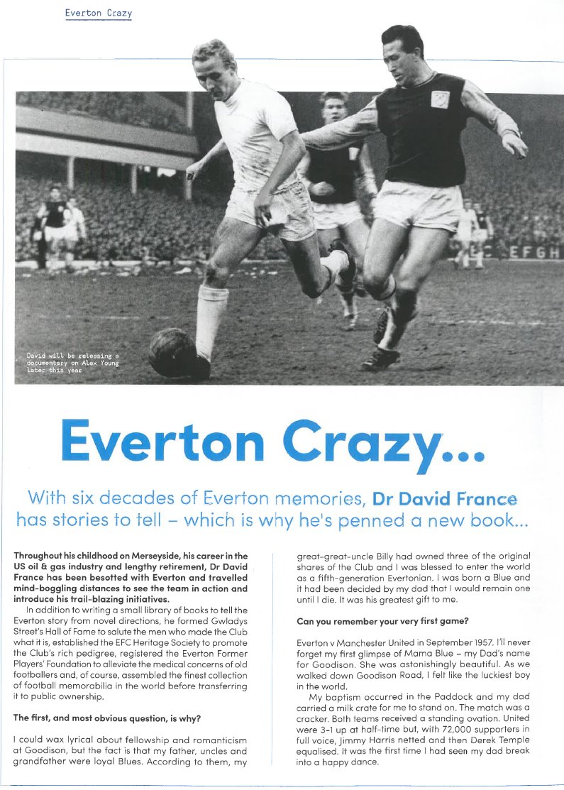 David France – Everton FC Heritage Society