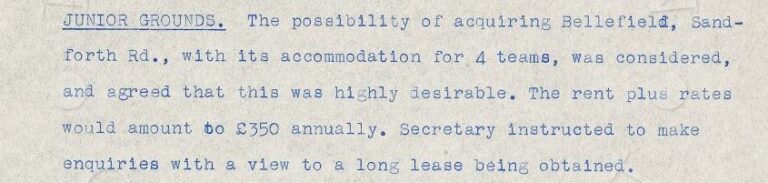 The Story of Bellefield – Everton FC Heritage Society