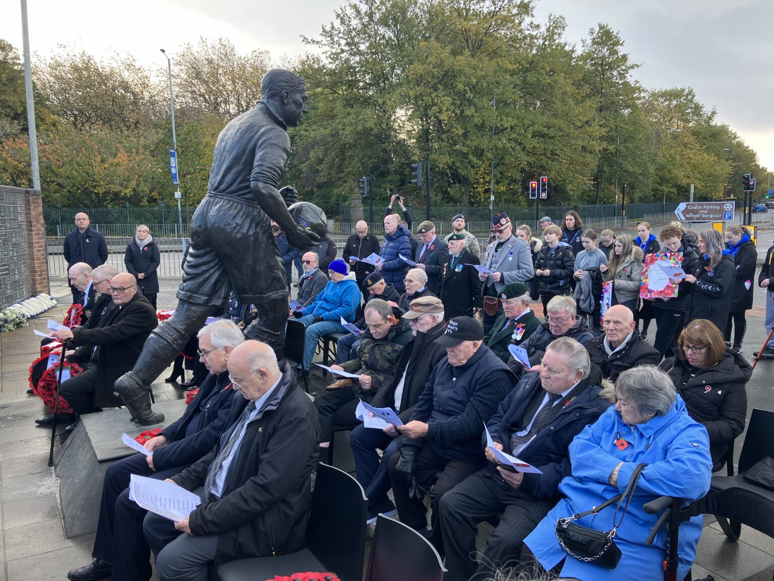 Remembrance at Goodison Park 2023 – Everton FC Heritage Society
