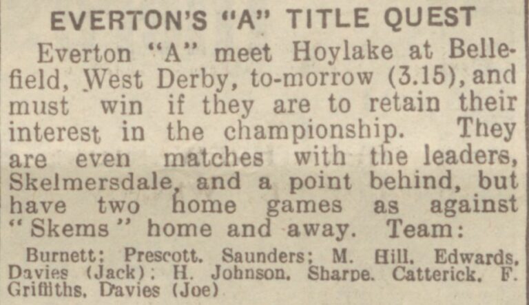 The Story of Bellefield – Everton FC Heritage Society