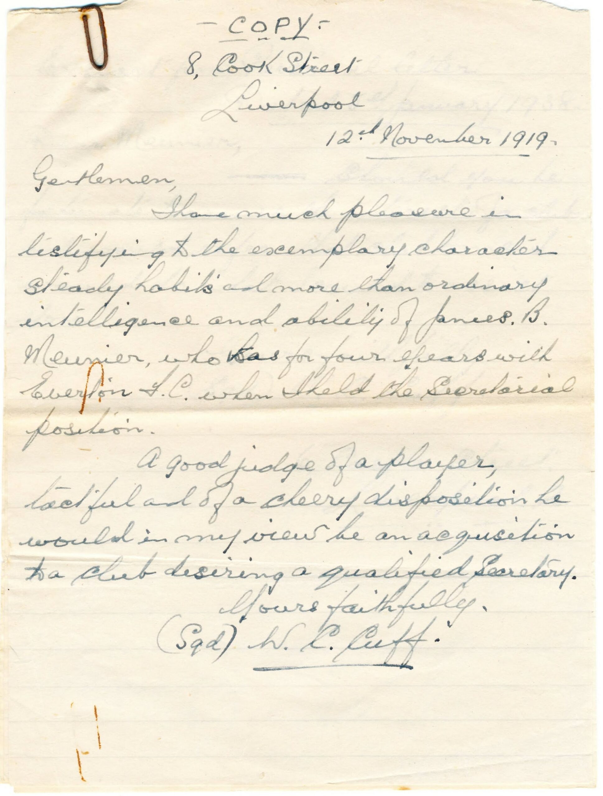 James Meunier – The Cricketing footballer with French Heritage ...