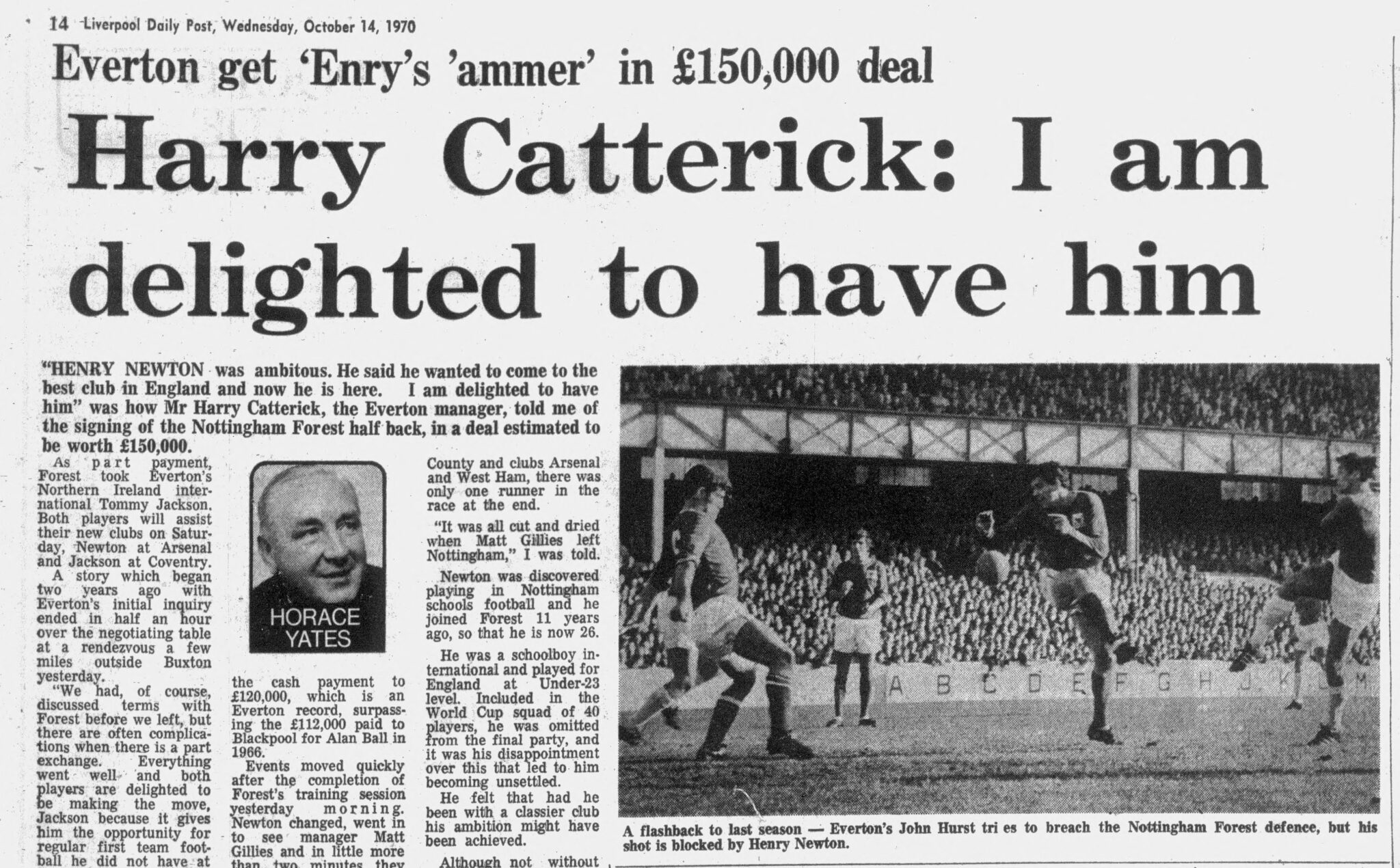Henry Newton (1944-2026) – an Obituary – Everton FC Heritage Society